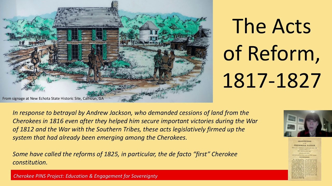 Origins and History of the Cherokee Nation Constitution - YouTube