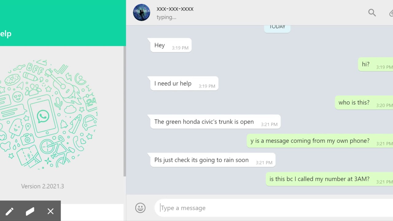 Creepypasta text mssg story part1 - YouTube