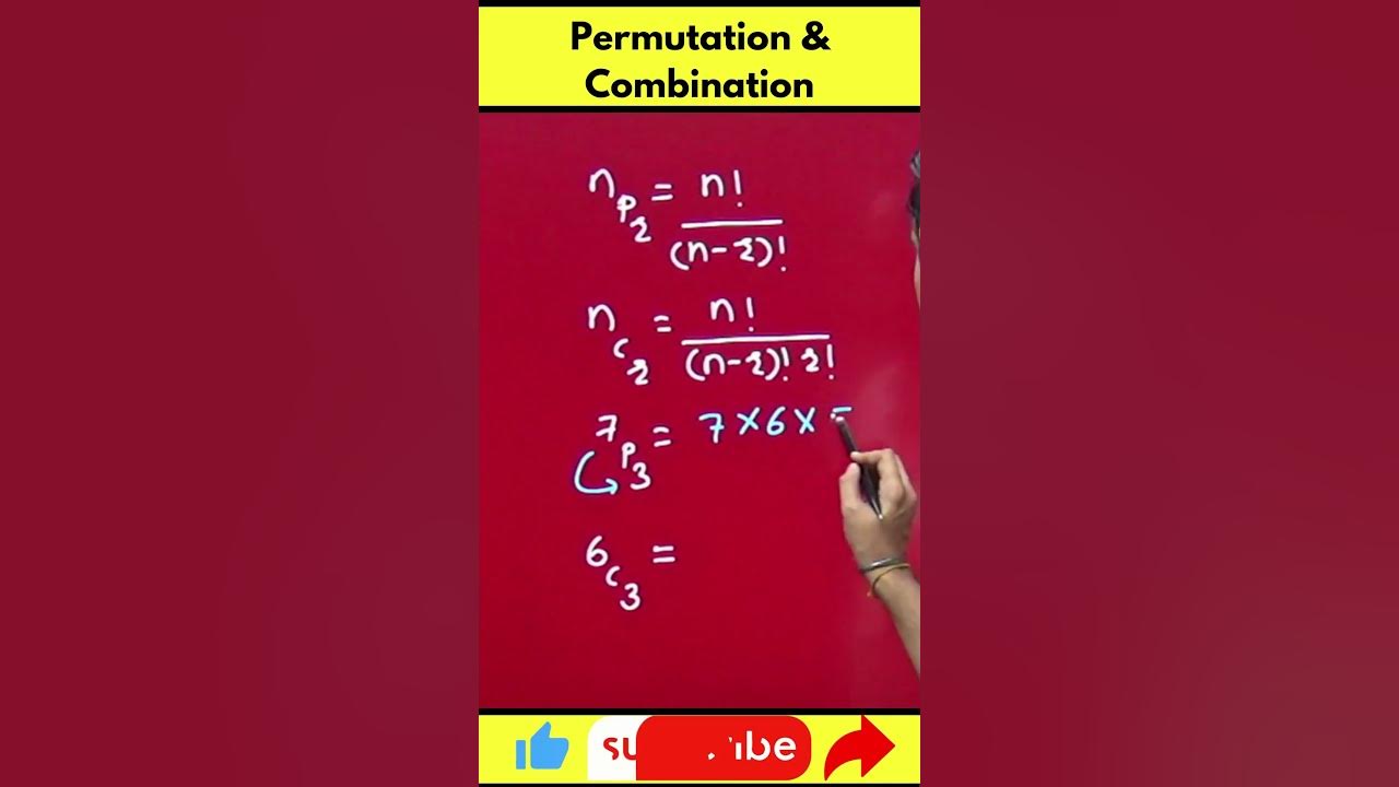 Short trick to find npr and ncr 🔥 | Permutations and combinations| JEE |NDA| #youtubeshorts # ...