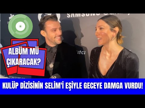 Kulüp dizisinin Selim'i Salih Bademci eşiyle birlikte geceye damga vurdu! Albüm mü çıkaracak?