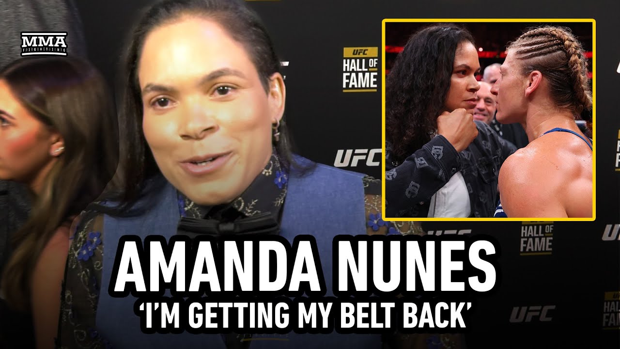 Amanda Nunes: 'I'm Getting My Belt Back' From Kayla Harrison! | MMA ...