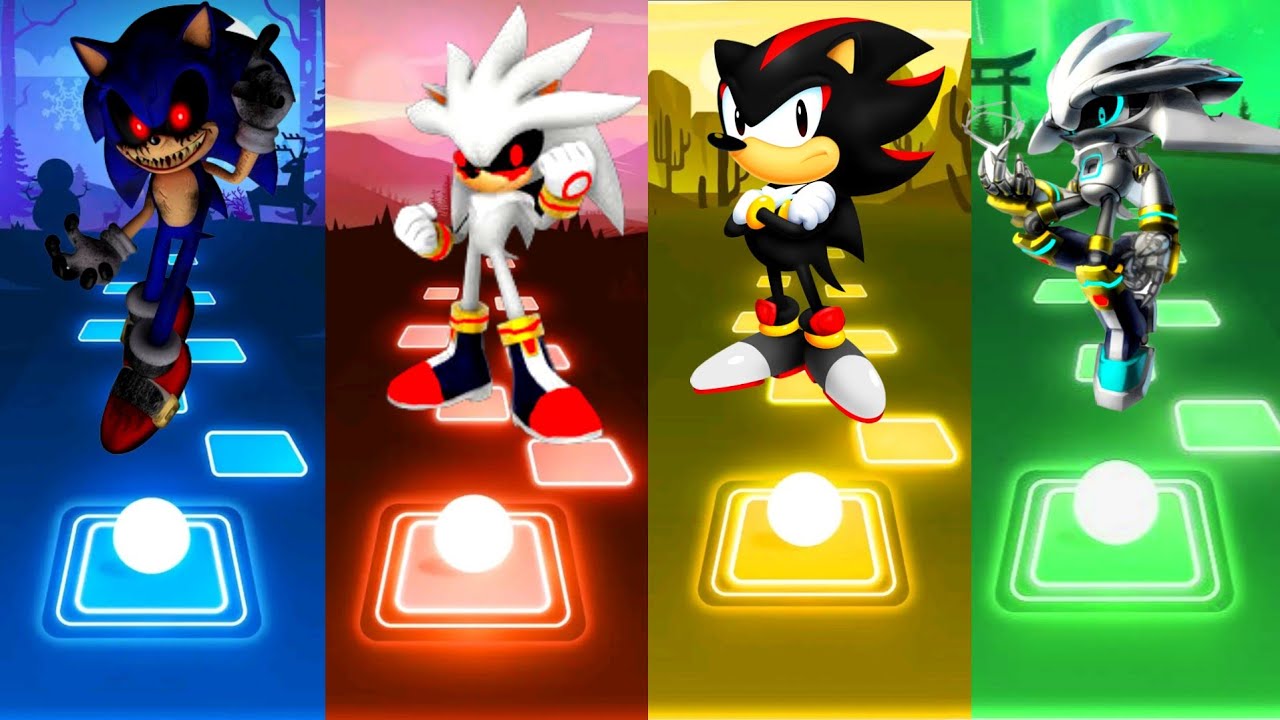 Sonic Exe Vs Silver Sonic Exe Vs Classic Shadow 🆚 Metal Silver Sonic ...