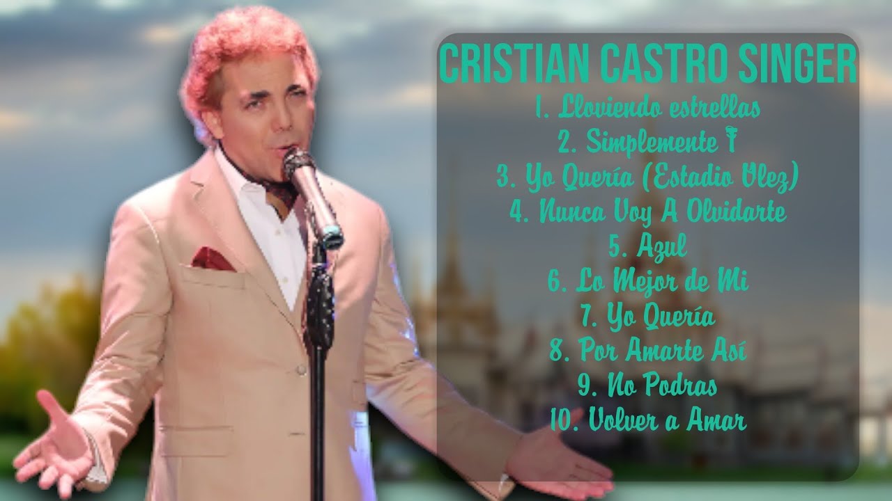 Cristian Castro Singer-Hit music roundup roundup for 2024-Superior Hits ...