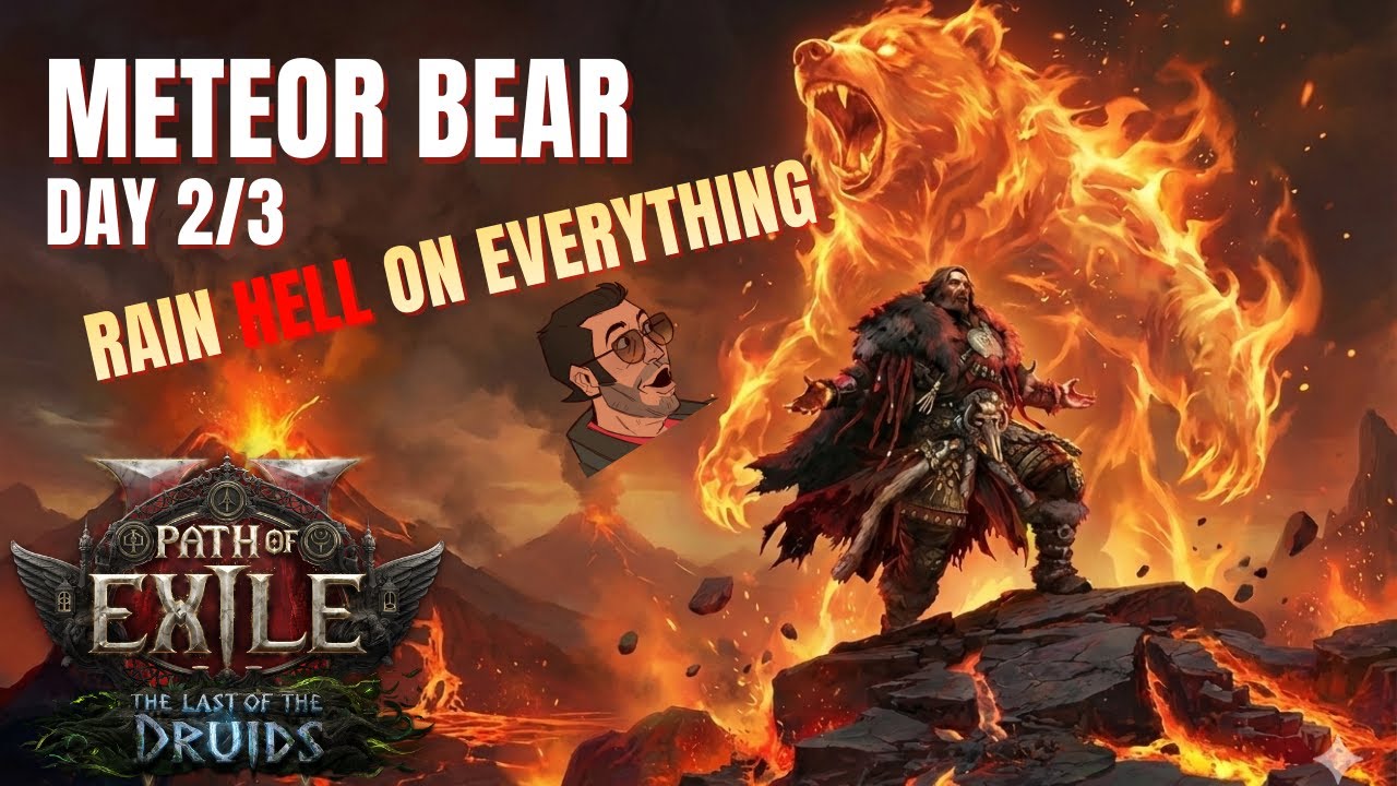 Meteor Bear Day 2 Build Update | BURN + EXPLODE Everything | POE 0.4 ...