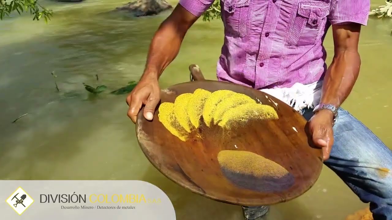 ¡MIRA COMO EL REY DE LA BATEA SE LUCE SACANDO ORO - DIVISION COLOMBIA ...