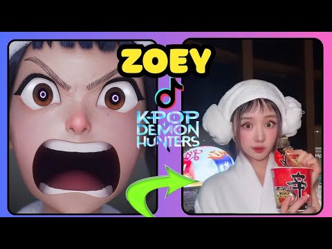 K POP Demon Hunters in Real Life Tik Tok Compilation | Guess The Song ...