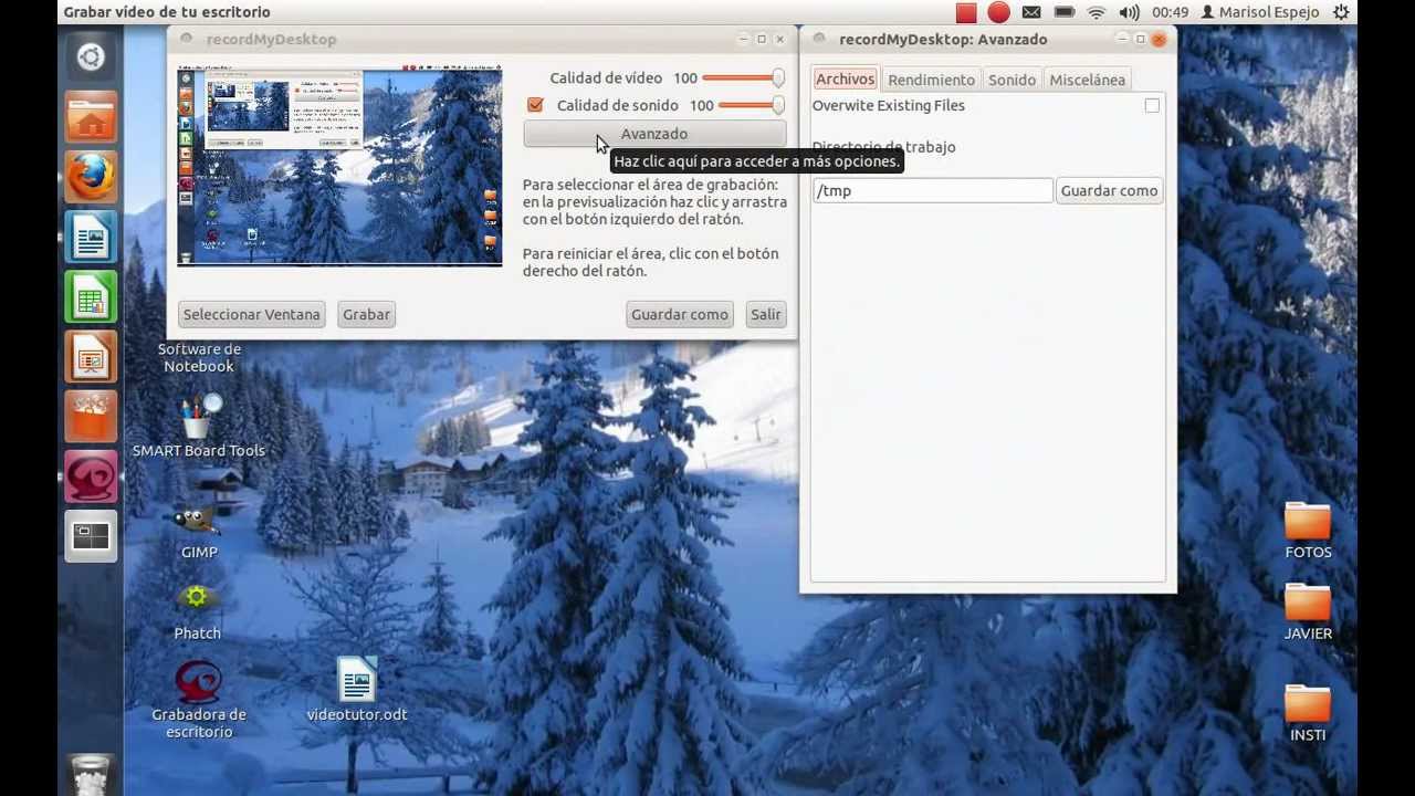 Hacer videotutorial en Ubuntu y subirlo a youtube.mkv - YouTube