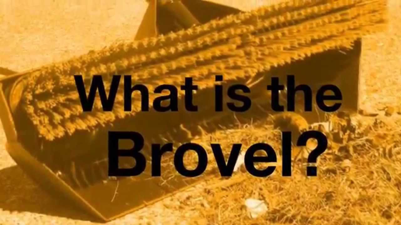 Brovel No Bending Dust Pan and Shovel for Push Brooms - YouTube