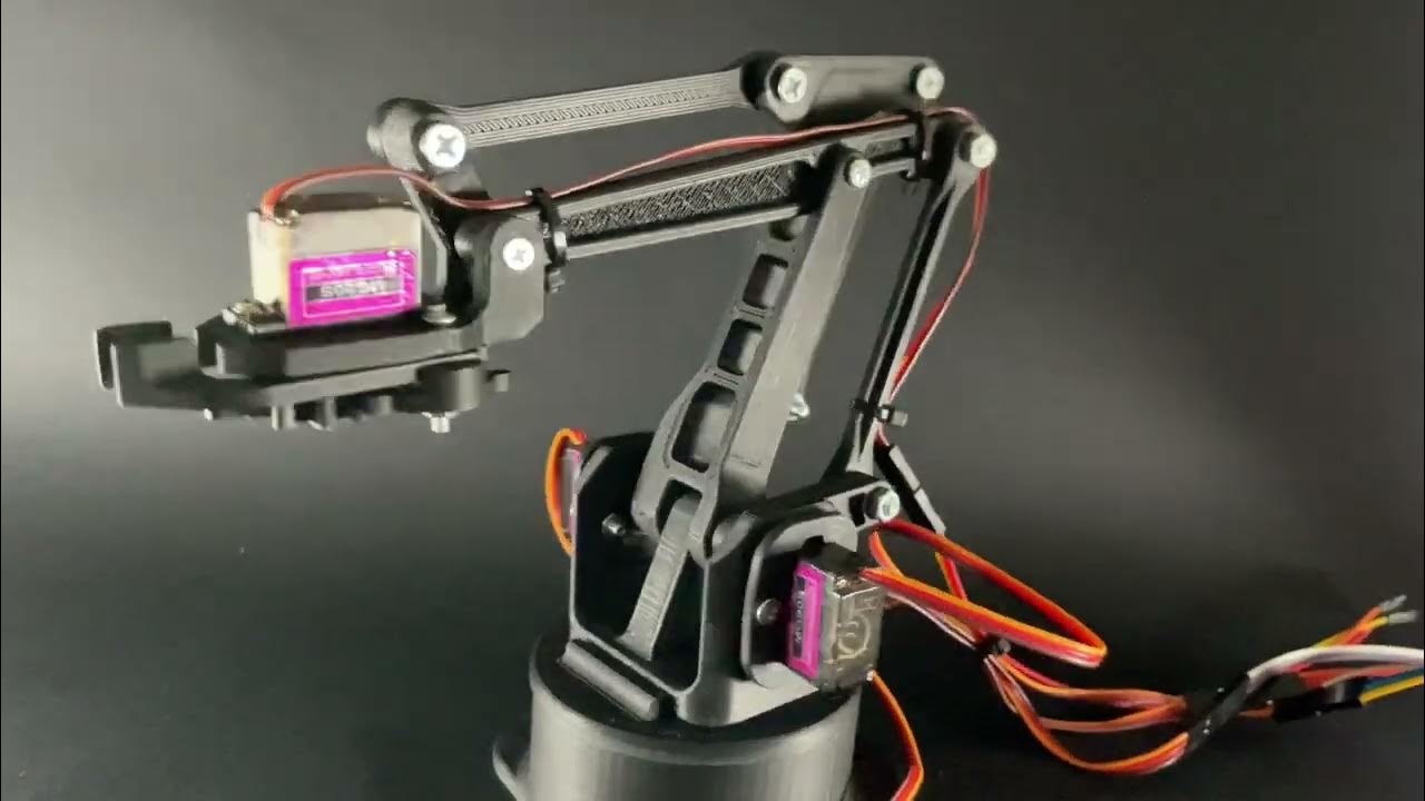 Robot Arm Arduino Servo Mg90s Youtube