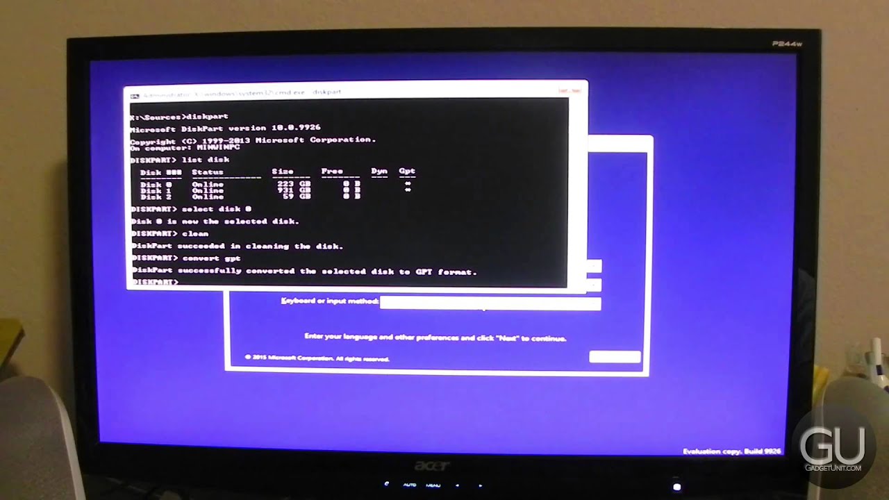 [11/15] $500 Triple-boot PC/Hackintosh Build - Installing Windows 10 - YouTube