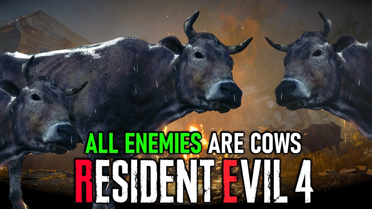 I Found the SECRET COW LEVEL in RESIDENT EVIL 4 REMAKE - YouTube