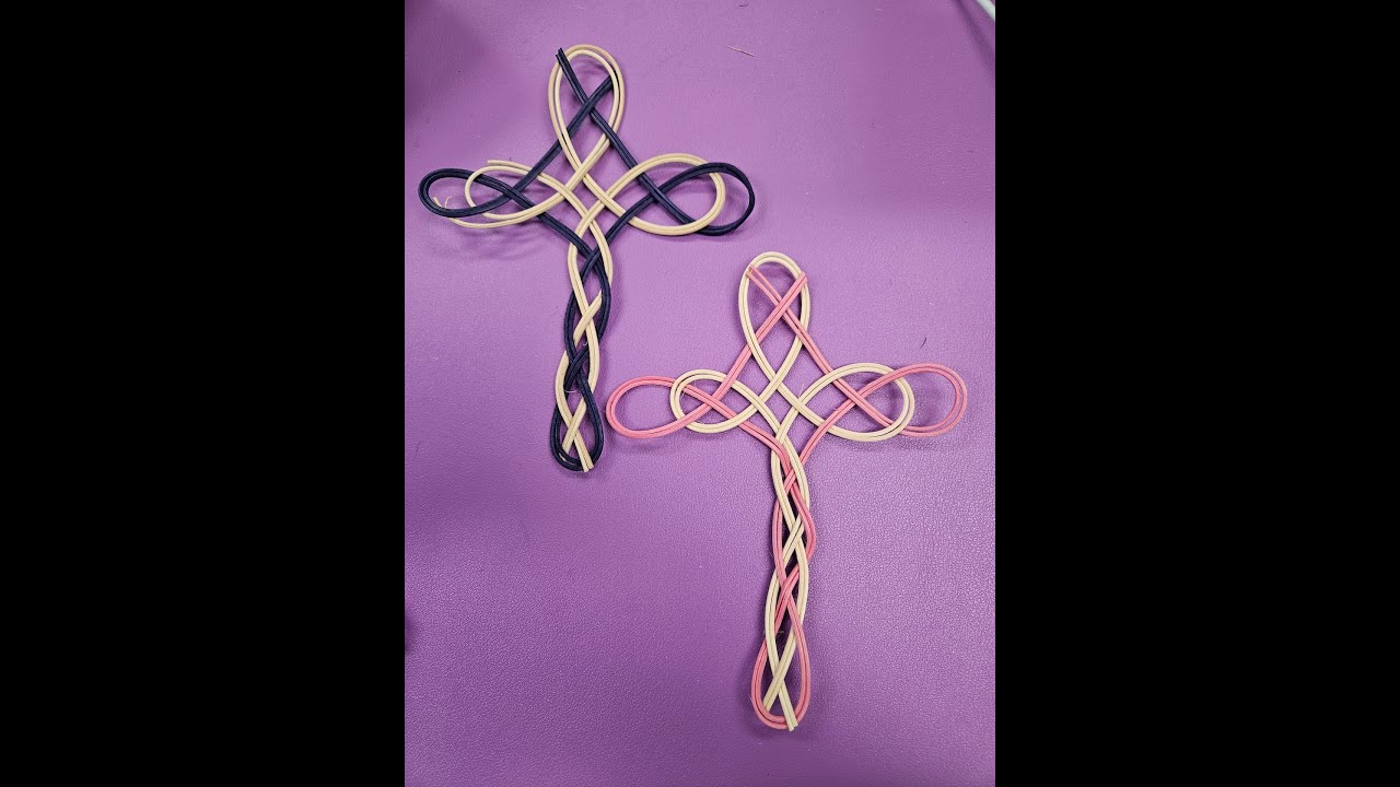 How to Weave a Beautiful Cross with Round Reed | Step-by-Step Tutorial ...
