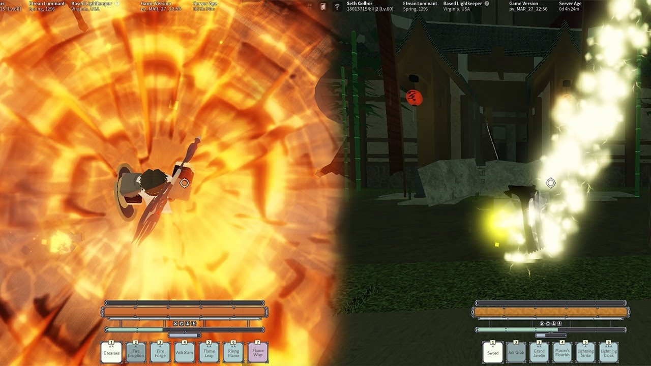How to make a Gigantic Fire Eruption and Super Far TP Jolt Grab - YouTube