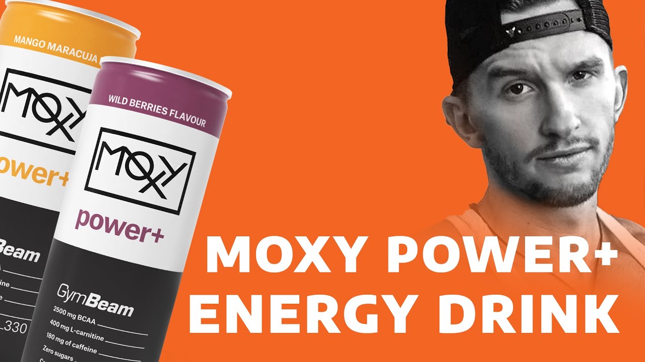 Recenze l Moxy Power+ Energy Drink l GymBeam - YouTube