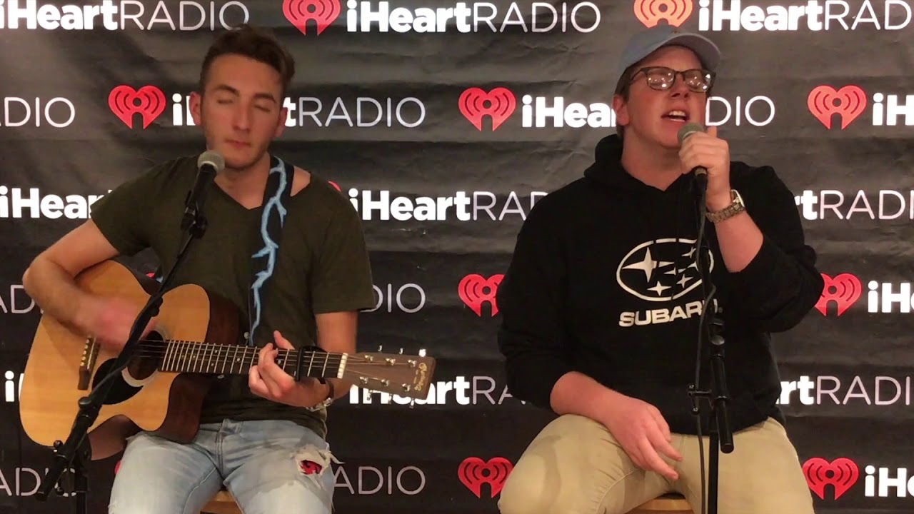 Not Over You (Cover) || Jake & Grant || LIVE @ iHeartRadio - YouTube