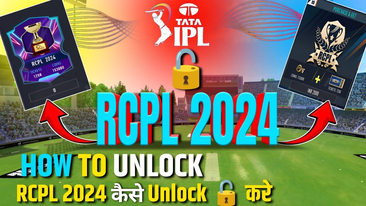 How To Unlock RCPL 2024 In Real Cricket 24 | RCPL IPL 2024 Kaise unlock ...