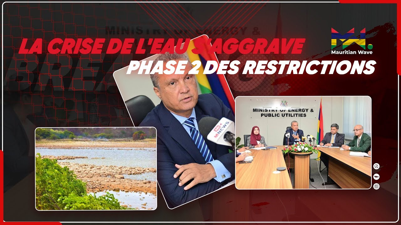 La crise de l'eau s'aggrave : Phase 2 des restrictions - YouTube