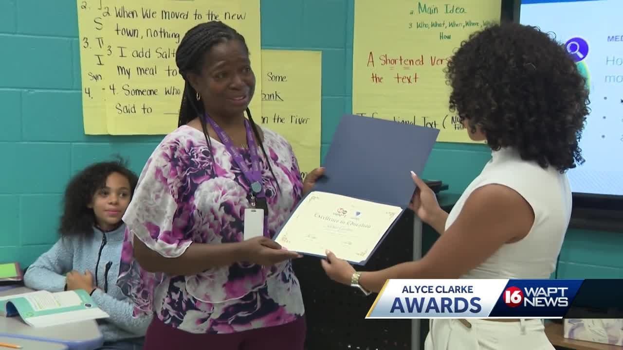 Warren County teacher named Alyce Clarke Award winner - YouTube