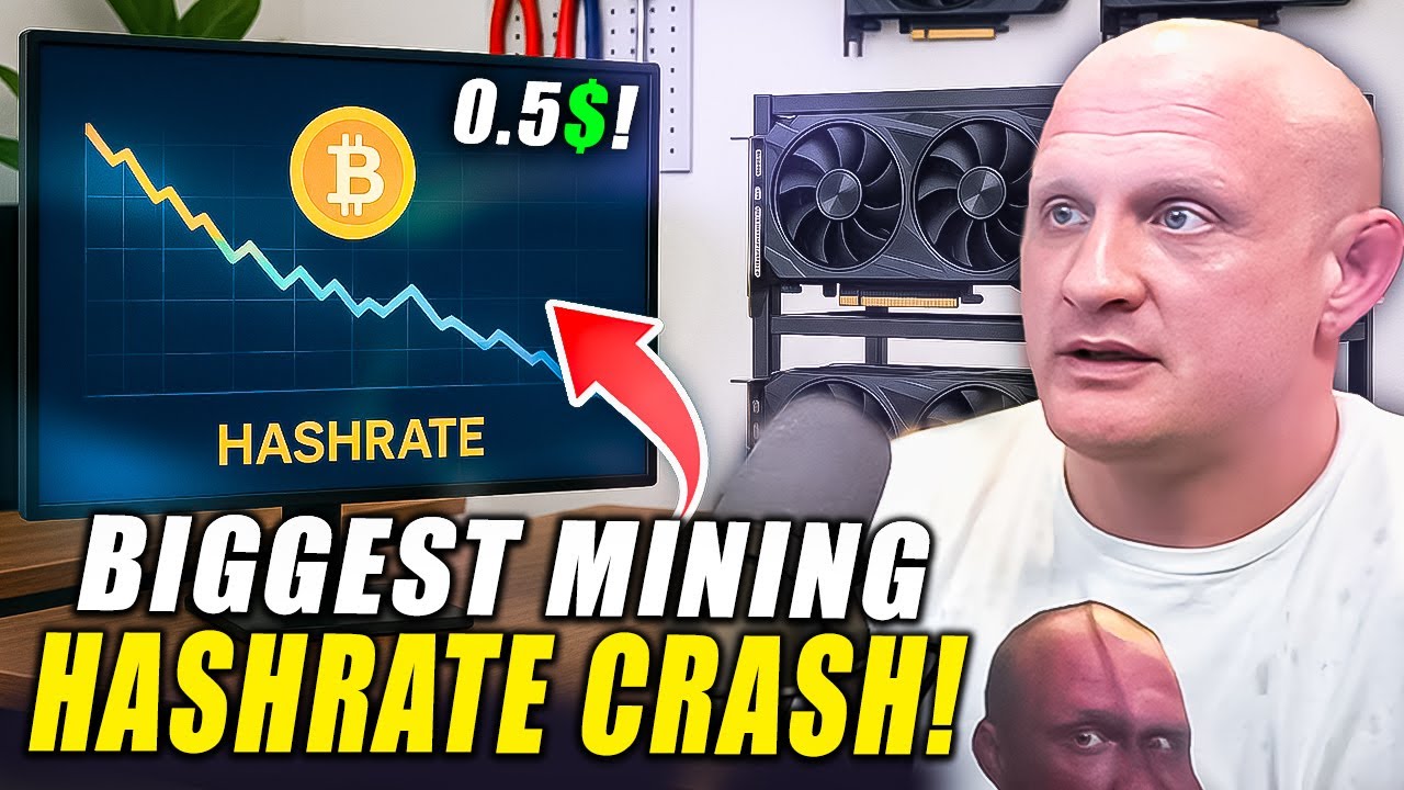 Biggest Bitcoin Hashrate Crash Since 2021? - YouTube