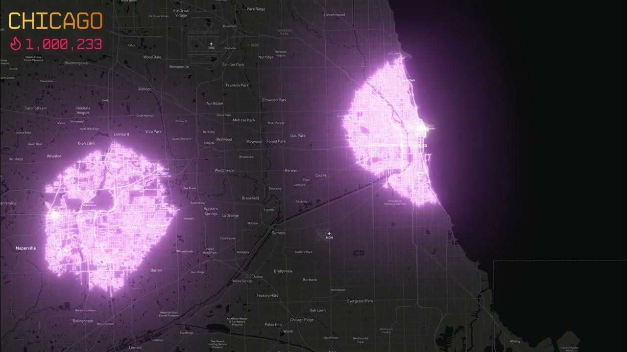 Pathfinding On Real Maps Explore Chicago Youtube