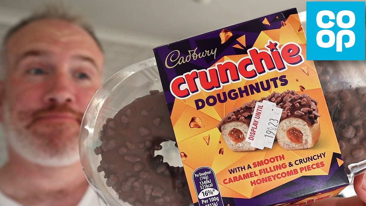 Cadbury Crunchie Doughnuts from coop - YouTube