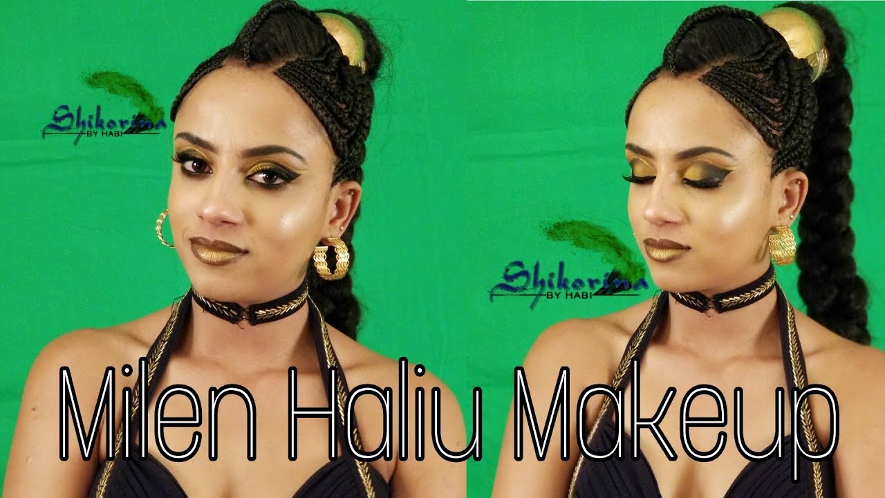 Milen Hailu Make Up for Music Video Asmara vlog 2018 - YouTube