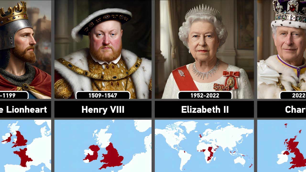 Timeline of English & British Rulers (927–2026) - YouTube