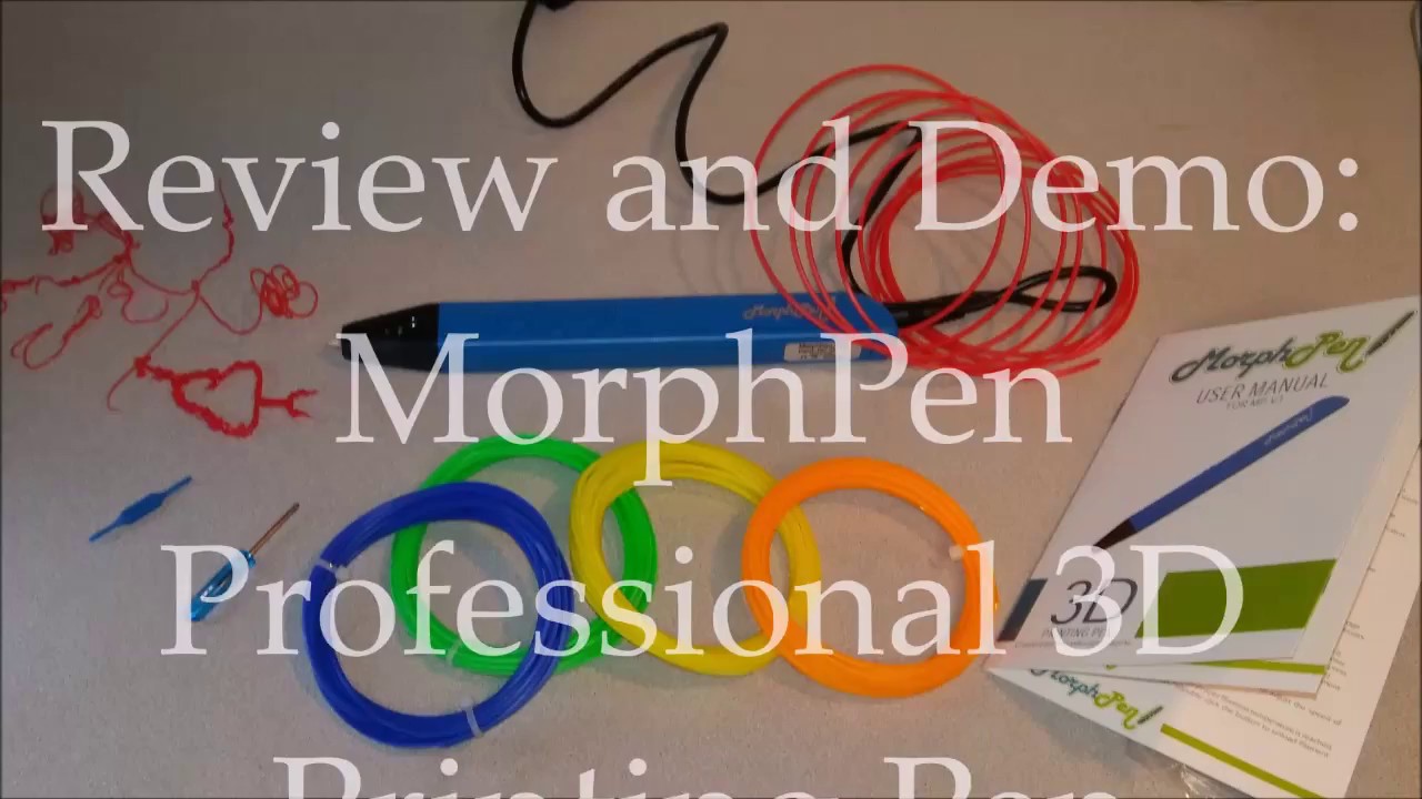 Unboxing, Demo and Review: MorphPen 3D Printing Pen #trymorphpen - YouTube