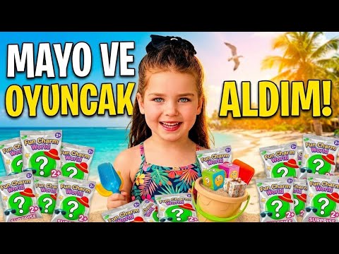 WOWW‼️YÜZME KURSU İÇİN MAYO ALDIM‼️VEEE OYUNCAK‼️BAKALIM NE ÇIKACAK‼️😳FUNNY KİDS VİDEO