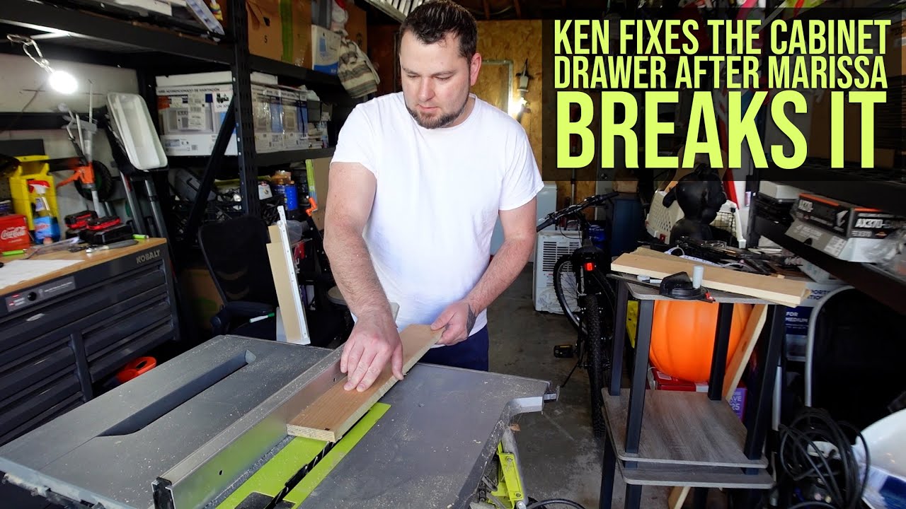 Ken Fixes The Cabinet Drawer After Marissa Breaks It - YouTube