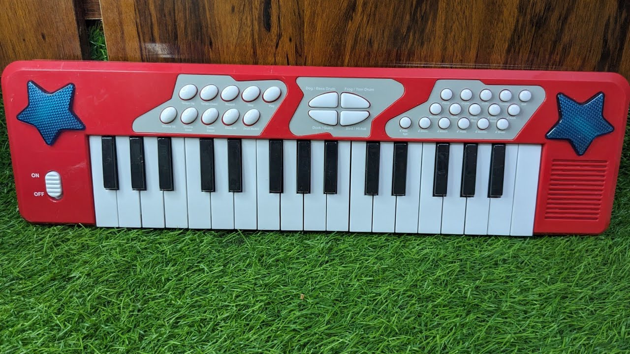 Electronic Keyboard Musical Red Piano | Chad Valley Electronic Keyboard ...