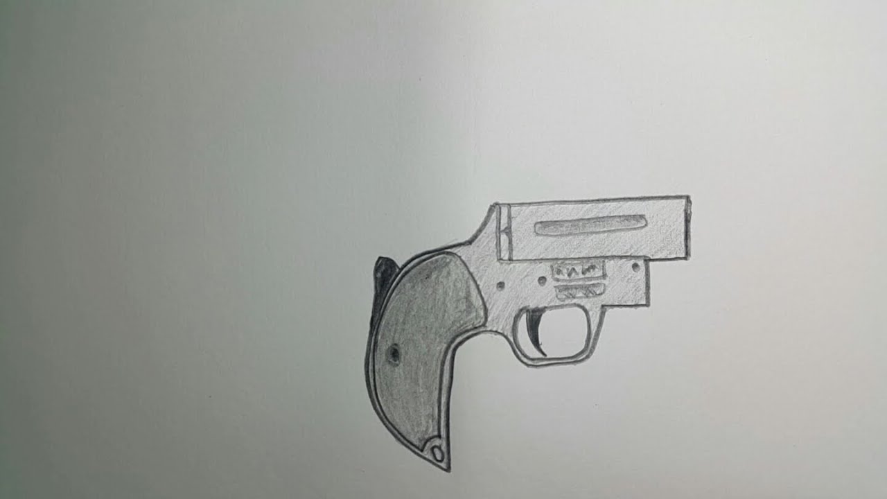 How to draw a flare gun | Vẽ súng gọi thính - YouTube