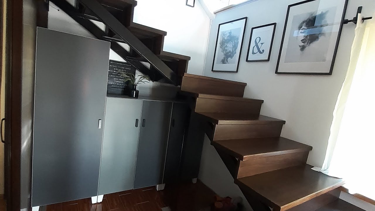 Building New, Modern, Steel Frame Staircase,With Wooden Steps - PART2/2 ...