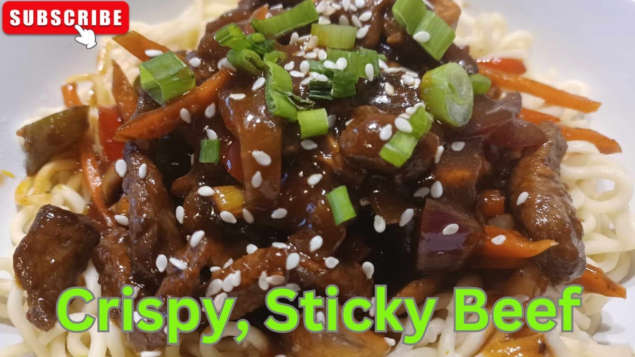 Crispy Sticky Beef Recipe | Easy and Delicious Chinese Takeout at Home ...