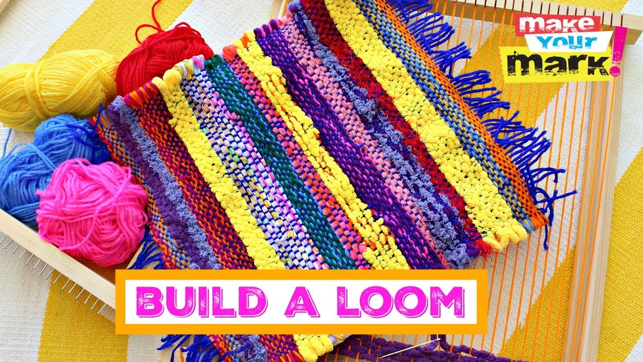 Build A Weaving Loom - YouTube