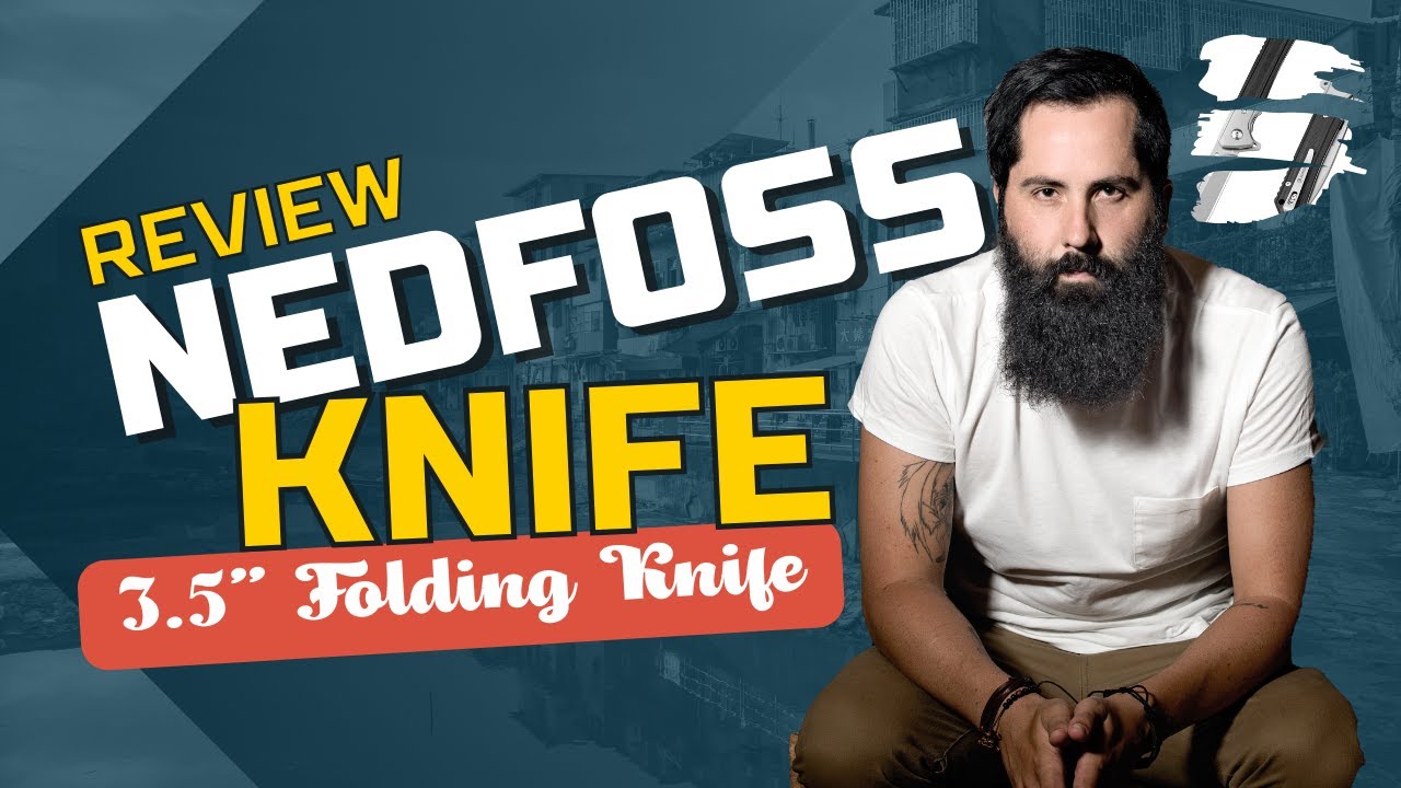 Review of the NedFoss 3 5" D2 Blade Folding Knife 2024 - YouTube