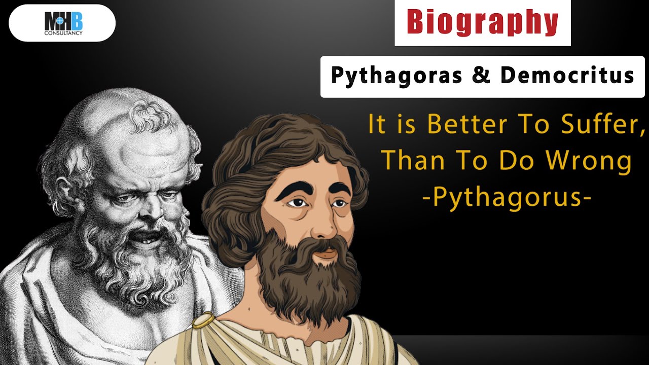 Pythagoras & Democritus- Philosophers - Ancient Greece | Greek ...