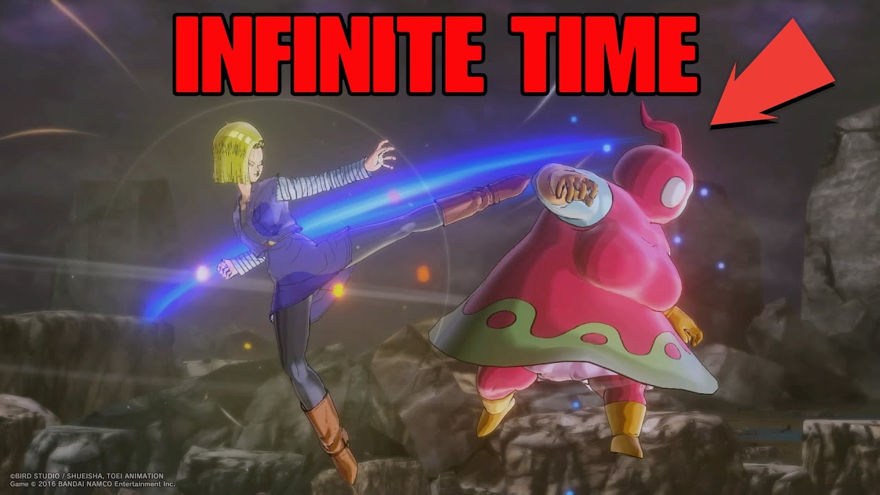 DBXV2 | Android 18's New Super Attack Is Literally Infinite ! - YouTube