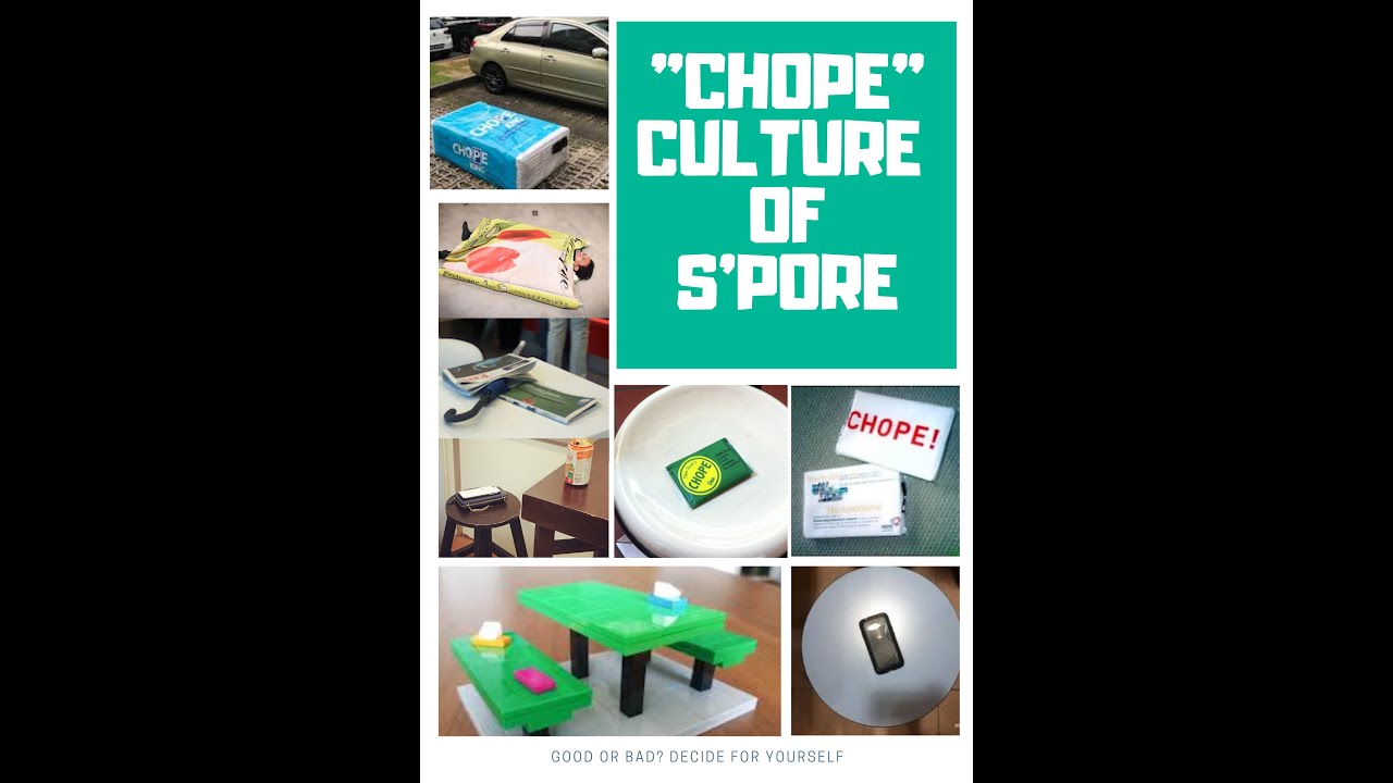 'Chope' Culture in Singapore - What Could Possibly Go Wrong? - YouTube