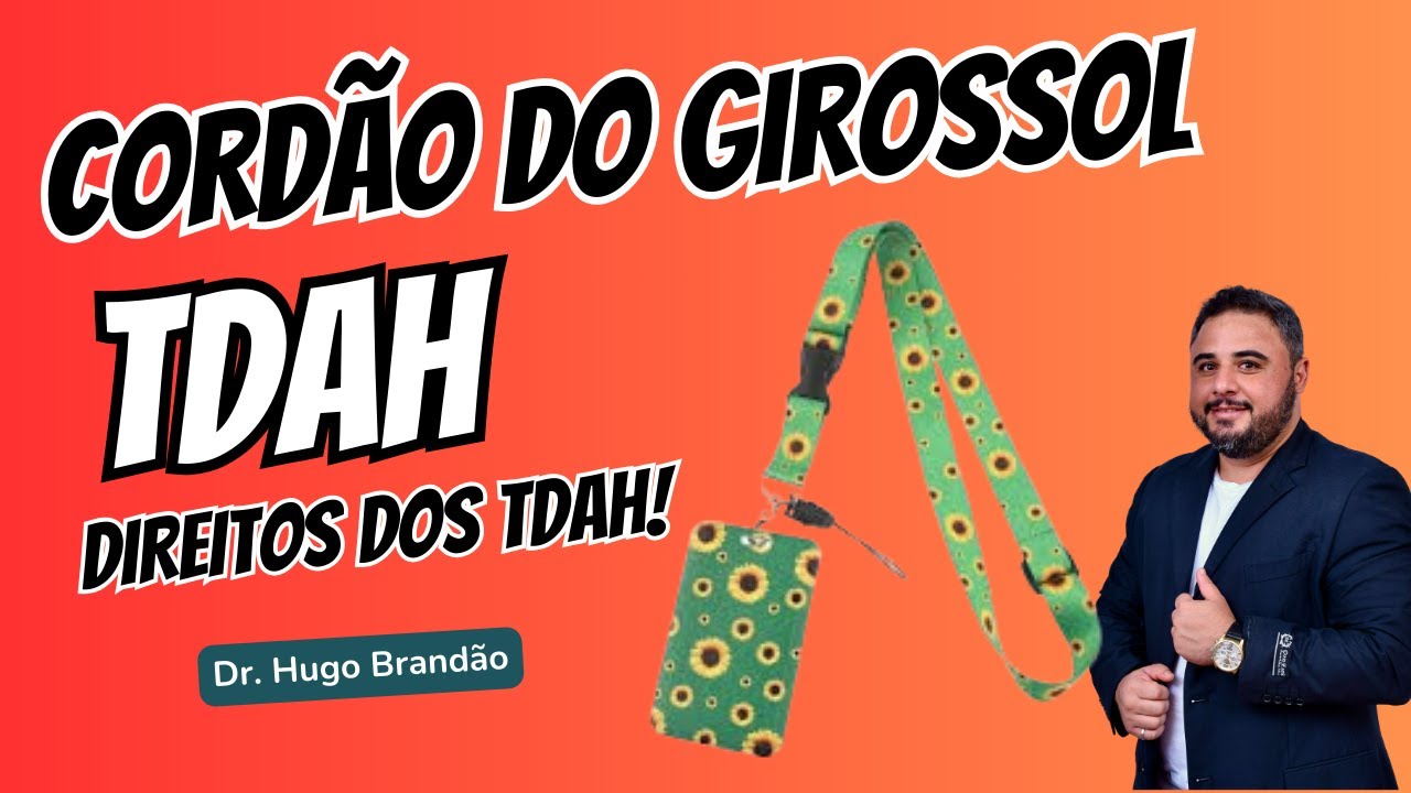 Cordão de Girassol e TDAH, direitos dos TDAHs. Entenda a Fita ou cordão ...