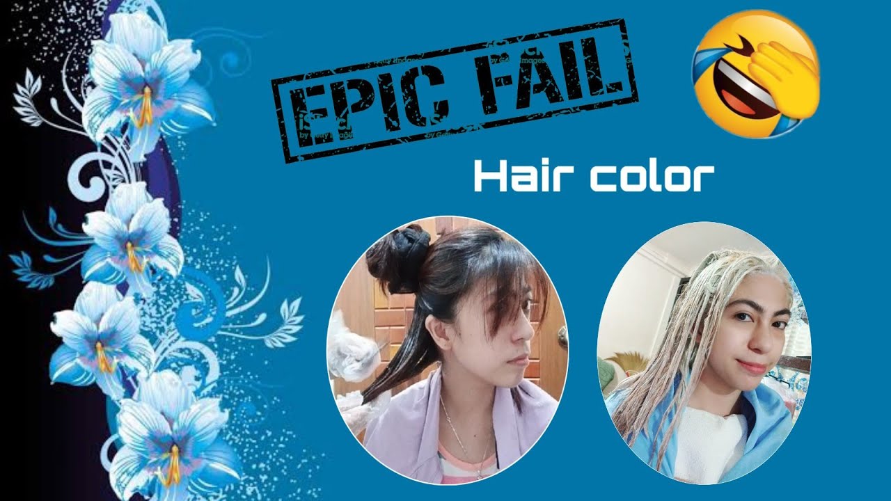 Epic Fail Hair Color 😂 - YouTube