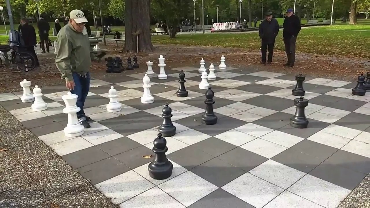 A different way to play chess | Chess on ground | State park ...