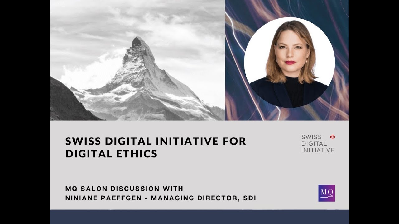 Swiss Digital Initiative for Digital Ethics - MQ Salon - YouTube
