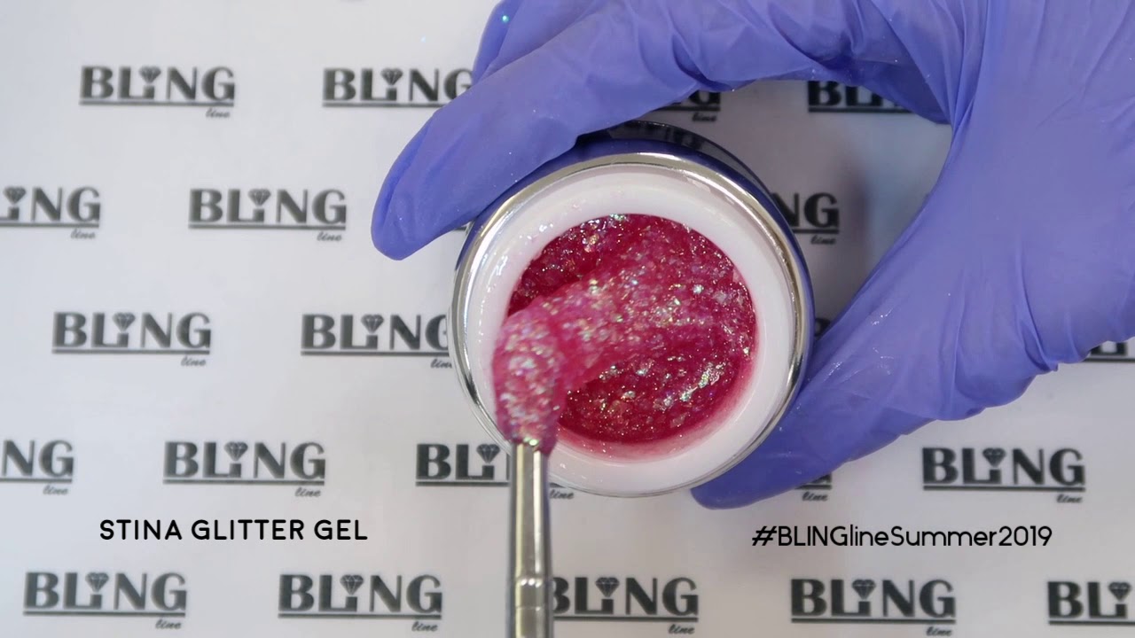 BLING Line - Stina glitter gel (Summer 2019 collection) - YouTube