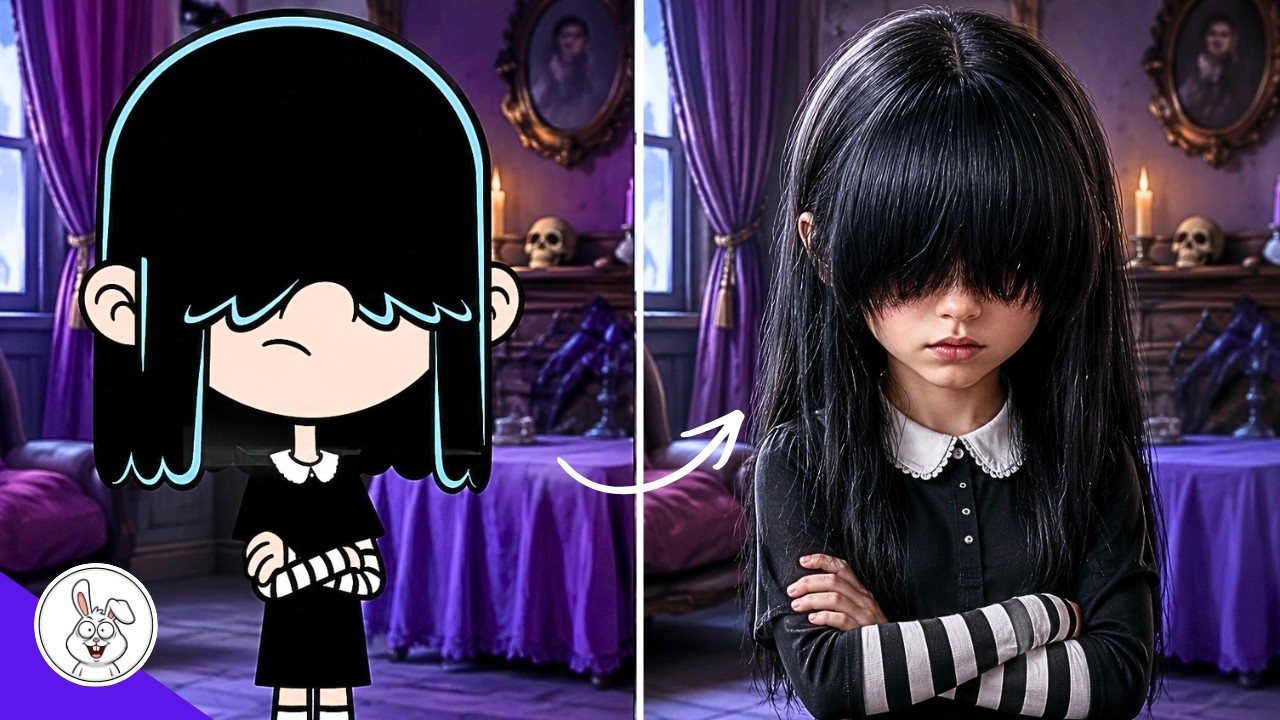 Loud House Characters in REAL LIFE 👉@Cartoons2Real - YouTube