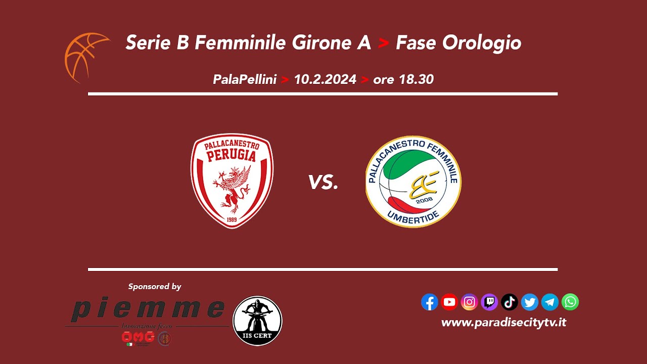 HIGHLIGHTS SERIE B BASKET FEMMINILE 2023-2024 - FASE OROLOGIO - PALL ...