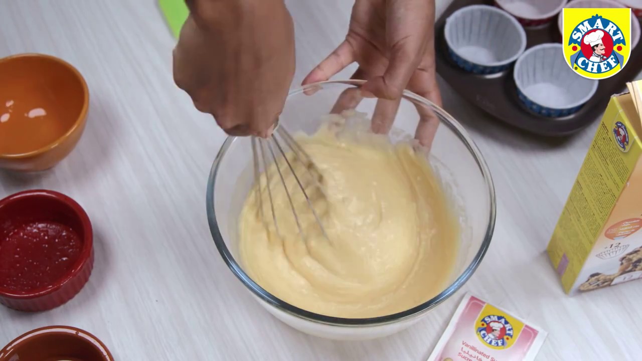 Mini recette CUP CAKE Smart Chef - YouTube