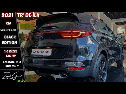 2021 YENİ KIA SPORTAGE BLACK EDITION TÜRKİYE'DE / YENİ PAKET GELDİ ! / SHOWROOM İNCELEMESİ VE FİYATI