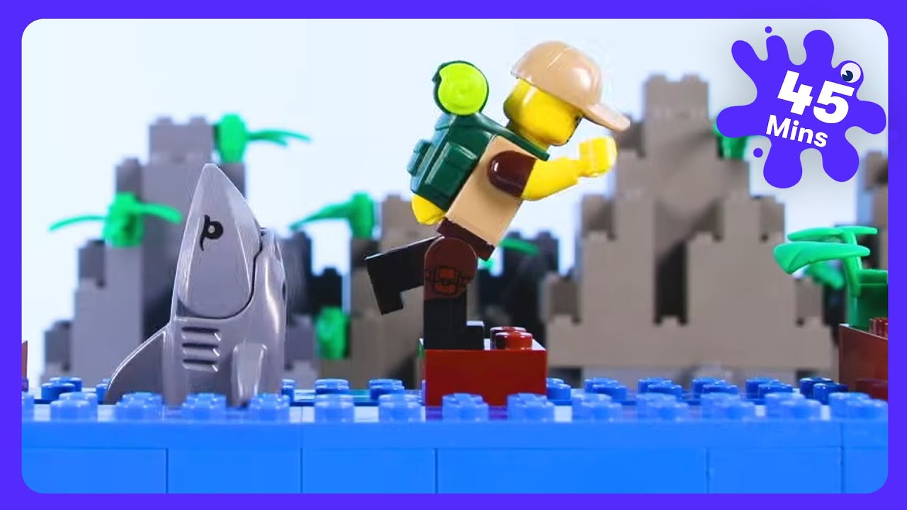Billy Bricks - Ataque do Tubarão no Arcade | Desenhos Infantis ...