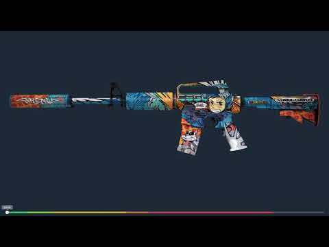 CSGO M4A1-S | Player Two Skin Float/Wear - YouTube
